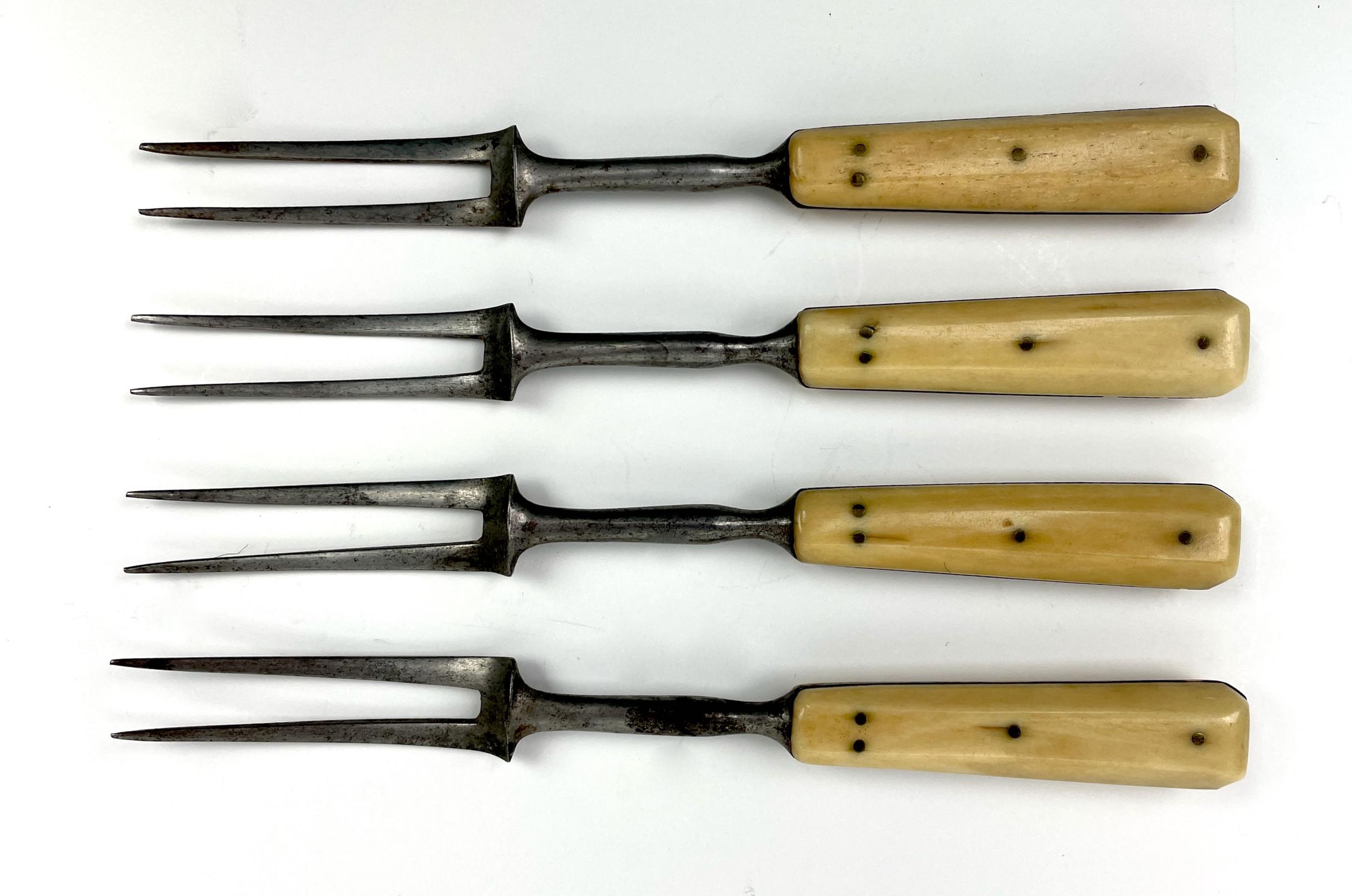 Two-tine forks (set of four) | Historic Odessa Foundation